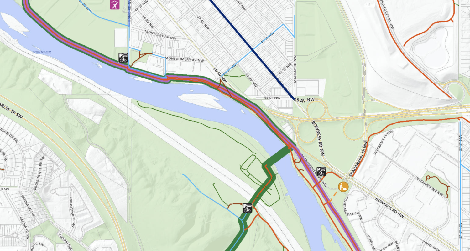 Bow River Pathway Closed to Repair Flood Damage - West Calgary Ring Road